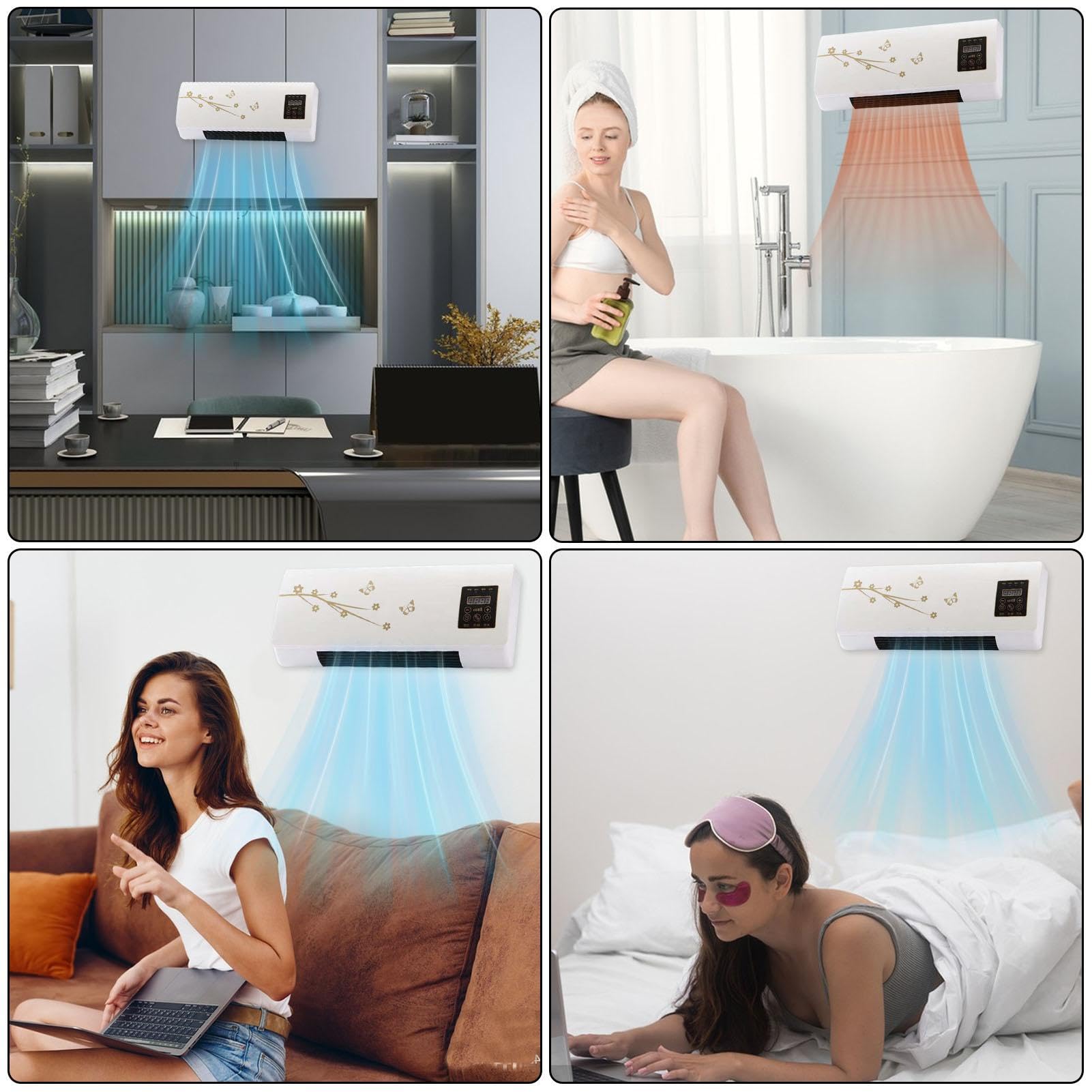 Minii Split Ac/Heating | Wall Mounted Ac Unit | Air Conditioner Portable Ac Heater Combo Unit | Air Conditioner Heater Combo | Portable Air Conditioners | Split Max Aire Acondicionado Portatil | 2024