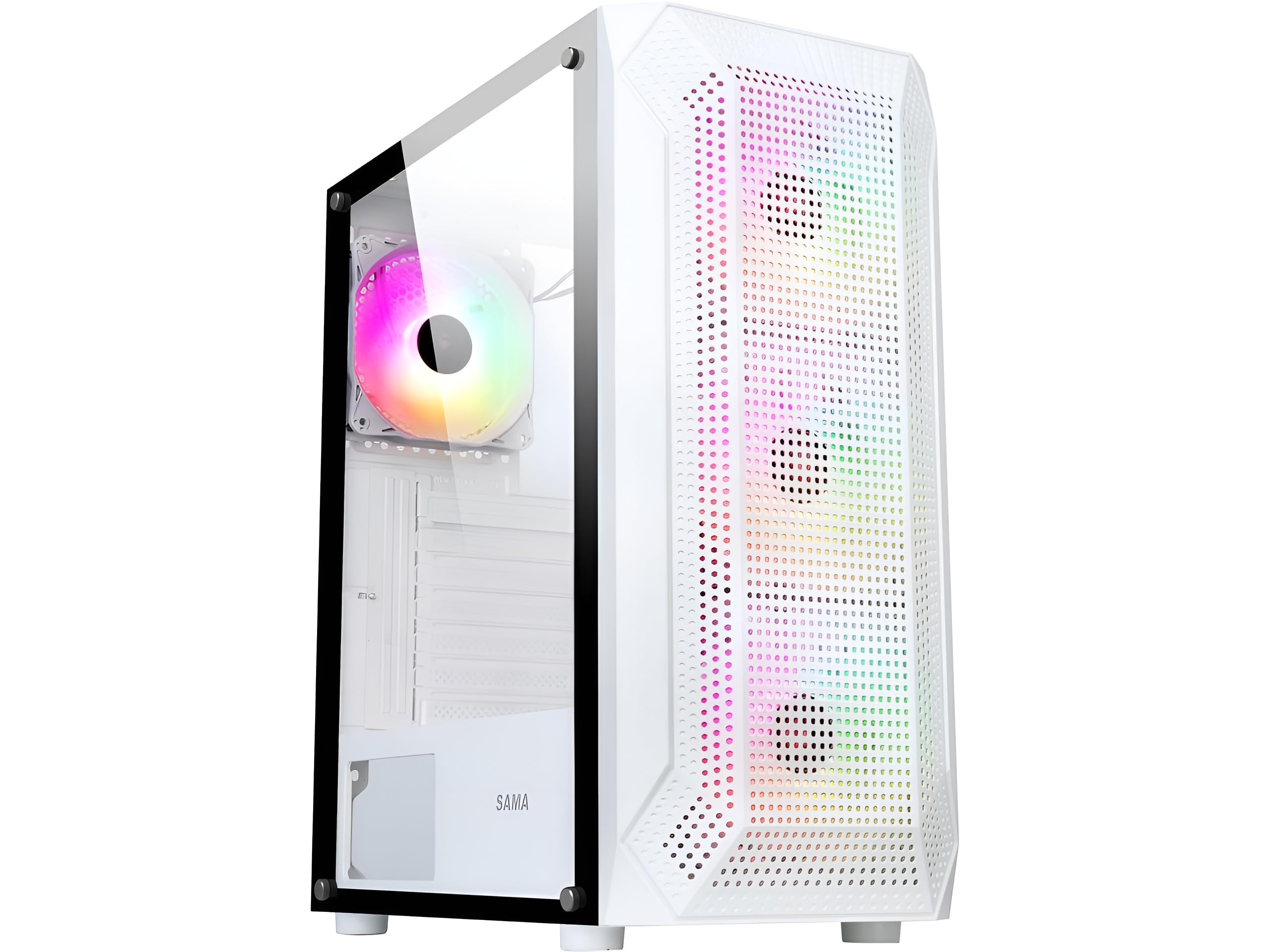 Gaming Computer Desktop Gaming PC Custom Built 8-Core RYZEN 7 CPU 4.6 Ghz Turbo 32GB RAM 1TB SSD NVME Radeon Graphics Plug and Play Tower RGB PC System Windows 10 Pro