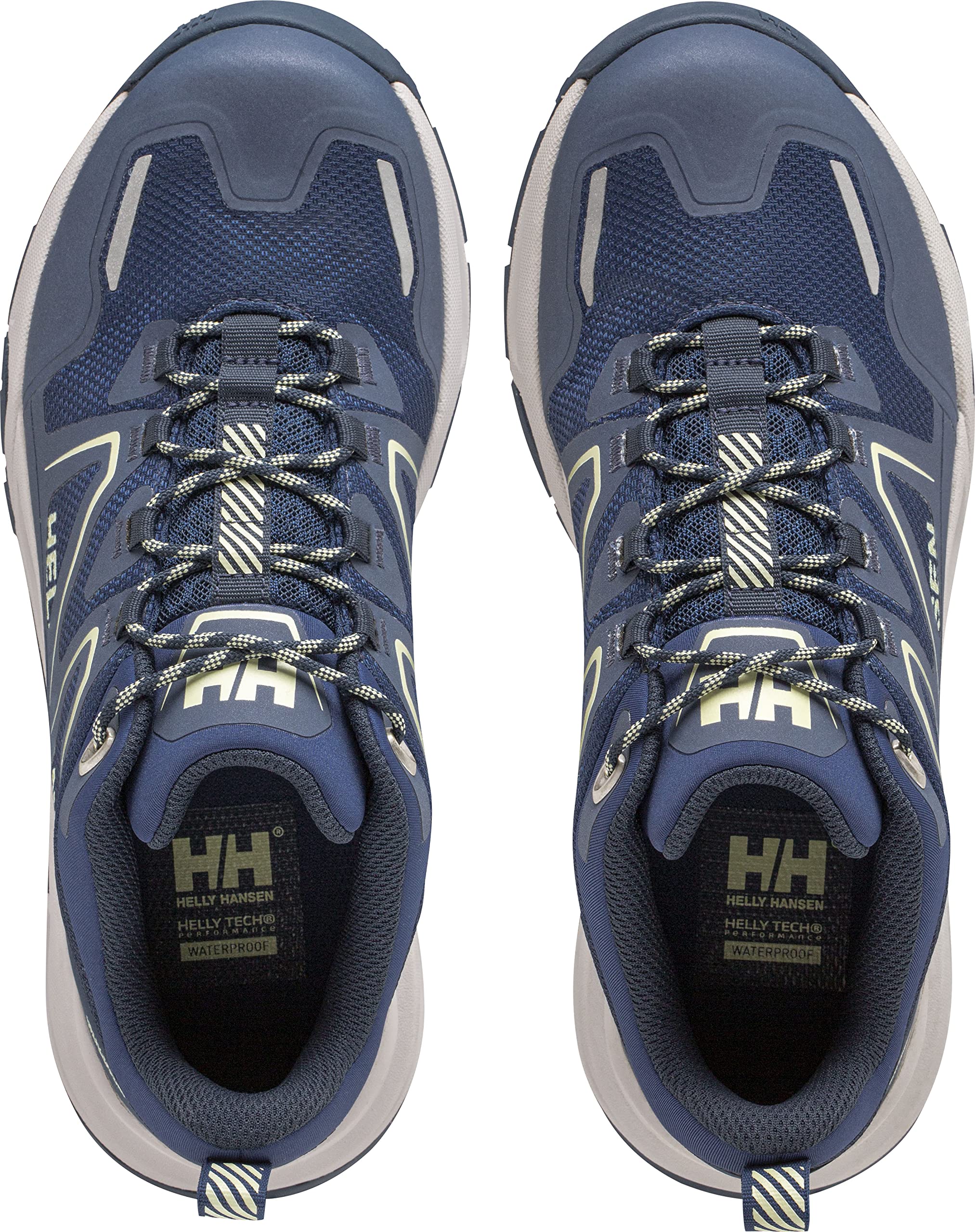 Helly-Hansen Womens Cascade Low HT Lightweight Performance Hiking Sneaker Shoes, 576 Deep Steel/Faded Yellow - 8.5F
