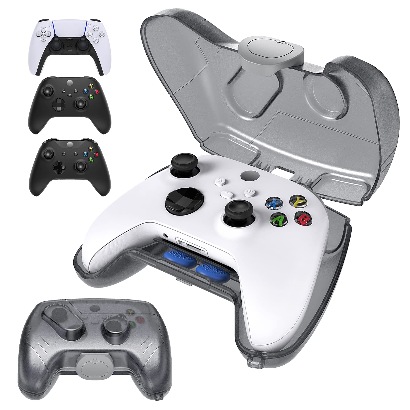 FYOUNG Protective Case for Xbox Series X/S/Xbox one/PS5 Controller, Game Controller Organizer Dust-Resistant, Anti-Scratch, Shock-Proof Protection Storage Box for Xbox Core/ Xbox One/PS5 Controller