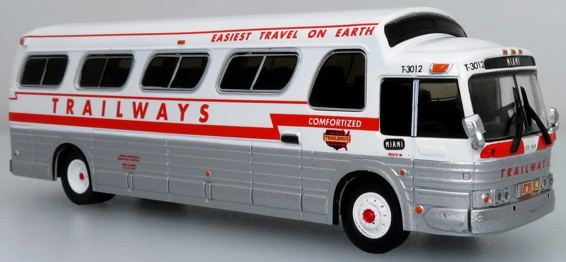 GM PD4107-Buffalo Coach Trailways 1:87-HO Scale Iconic Replicas New in The Box