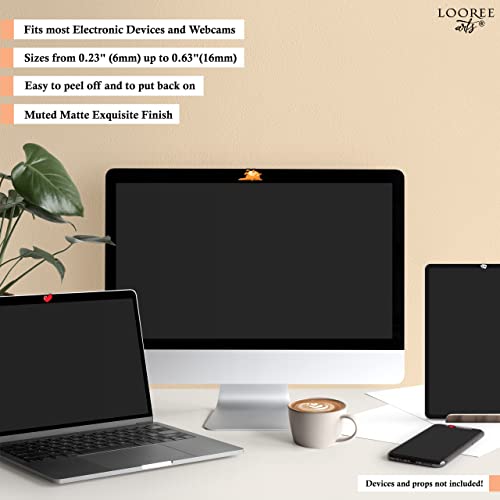 Webcam Cover Laptop Camera Stickers Dimmer for Electronics LED Light Phone Sticker Premium Prints 50 Stickers