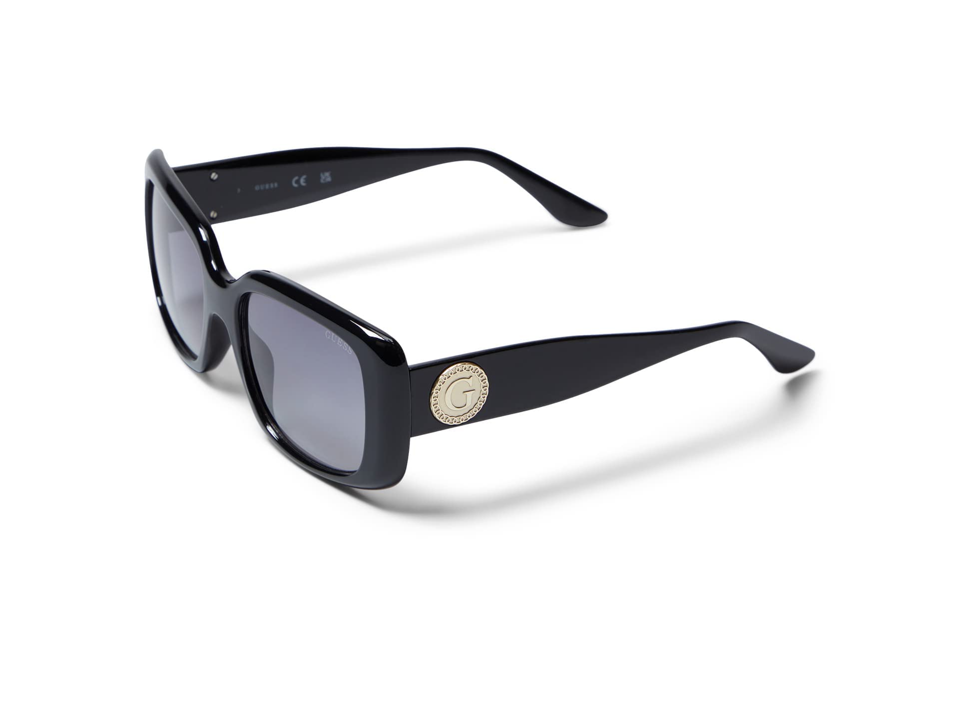 GUESS GF6167 Shiny Black/Gradient Smoke One Size