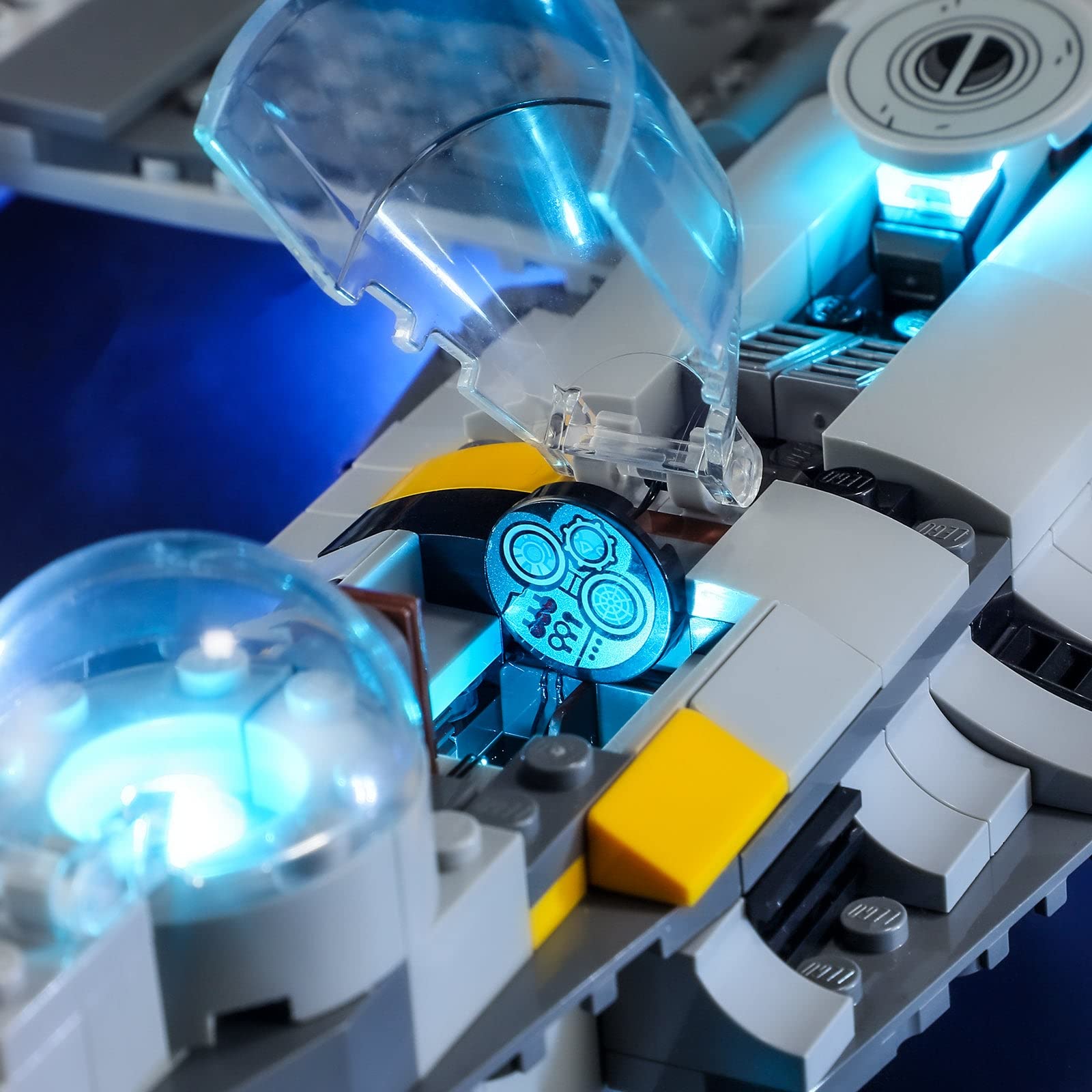 LED Light Kit ONLY - Compatible with Lego The Mandalorian s N 1 Starfighter 75325 - Lego Set NOT Included, Aftermarket Interlocking Building Lighting Accessories