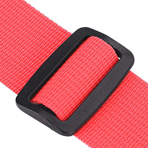 Dilwe Ski Strap, Adjustable Ski Pole Carrier Shoulder Sling with Cushioned for Snowboard Skateboard Yoga Mat Winter Outdoor Sports Accessory(Red)