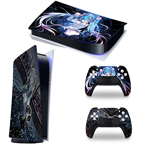 Famous Singer PS5 Standard Edition Whole Body Vinyl Skin Sticker Decal Cover for PlayStation 5 System Console and Controllers
