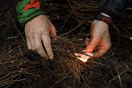 Go Prepared Survival GOP676 Spartan Fire Multi-Use Tinder, White