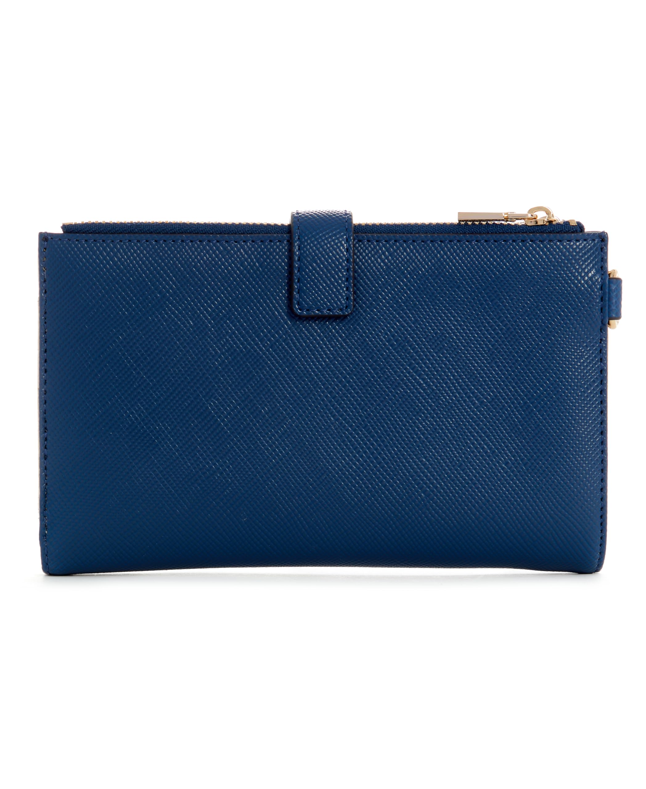 GUESS womens Laurel Double Zip Organizer Wallet, Black, one size US