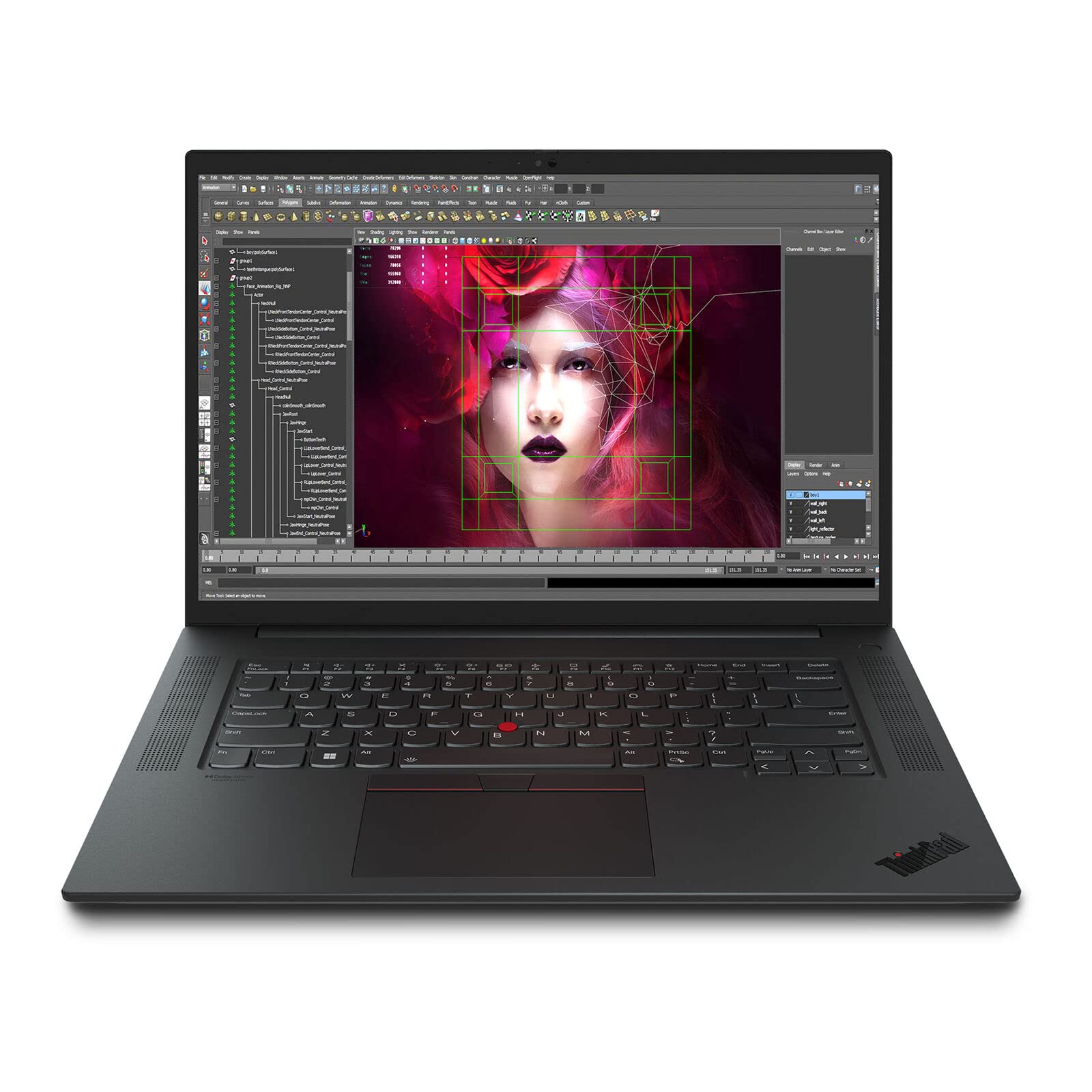Lenovo ThinkPad P1 Gen 5 Intel Core i7-12800H vPro 16" WQUXGA (3840x2400) 600 nits Anti-Glare, 32GB RAM, 1TB SSD, NVIDIA RTX A3000 12GB GDDR6, Fingerprint Reader, 1080P Camera, Backlit, Win11 Pro