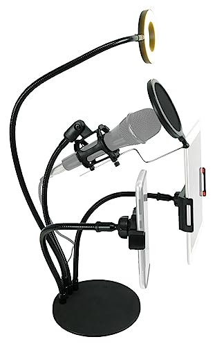 Elite LIVESHOW 4LTM Conference Room/Work from Desk Light+Phone/Mic/Tablet Clip LIVESHOW4LTM Home RCXMB10-R