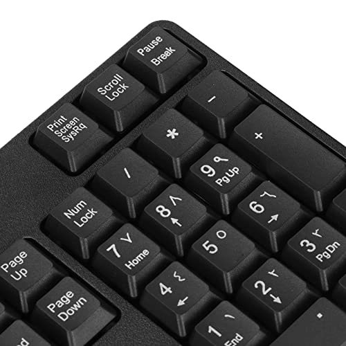 Garsentx Mechanical Gaming Keyboard with 104 Keys Qwert Programmable Wired Keyboard, Plug and Play, USB Wired Design ABS Material Office Keyboard for Desktop Computers