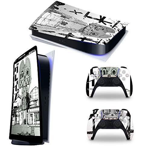 Gleipnir Anime PS5 Digital Edition Whole Body Vinyl Skin Sticker Decal Cover for Playstation 5 Digital Edition System Console and Controllers