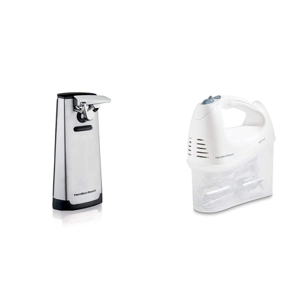 Hamilton Beach Electric Can Opener + Hand Mixer Bundle