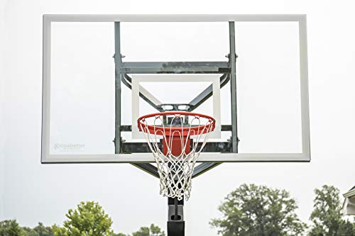 Goalsetter All-American In Ground Adjustable Basketball System with 60-Inch Acrylic Backboard and Single Static Rim, Black (SS45560A1)