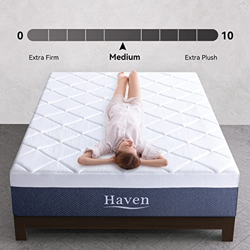Vyfipt King Size Memory Foam Mattress 14 Inch Bed in a Box Gel AeroFusion Memory Foam Cooling Medium Firm Hybrid Mattress - Breathable - No Box Spring Needed β King,14 Inch