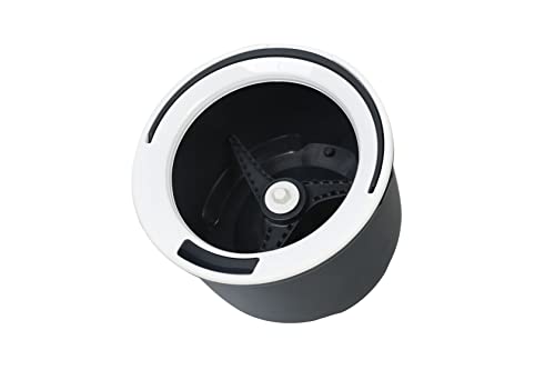 Medallion Grand Cleaning Spin mop and Bucket Set Spin with Microfiber Gray