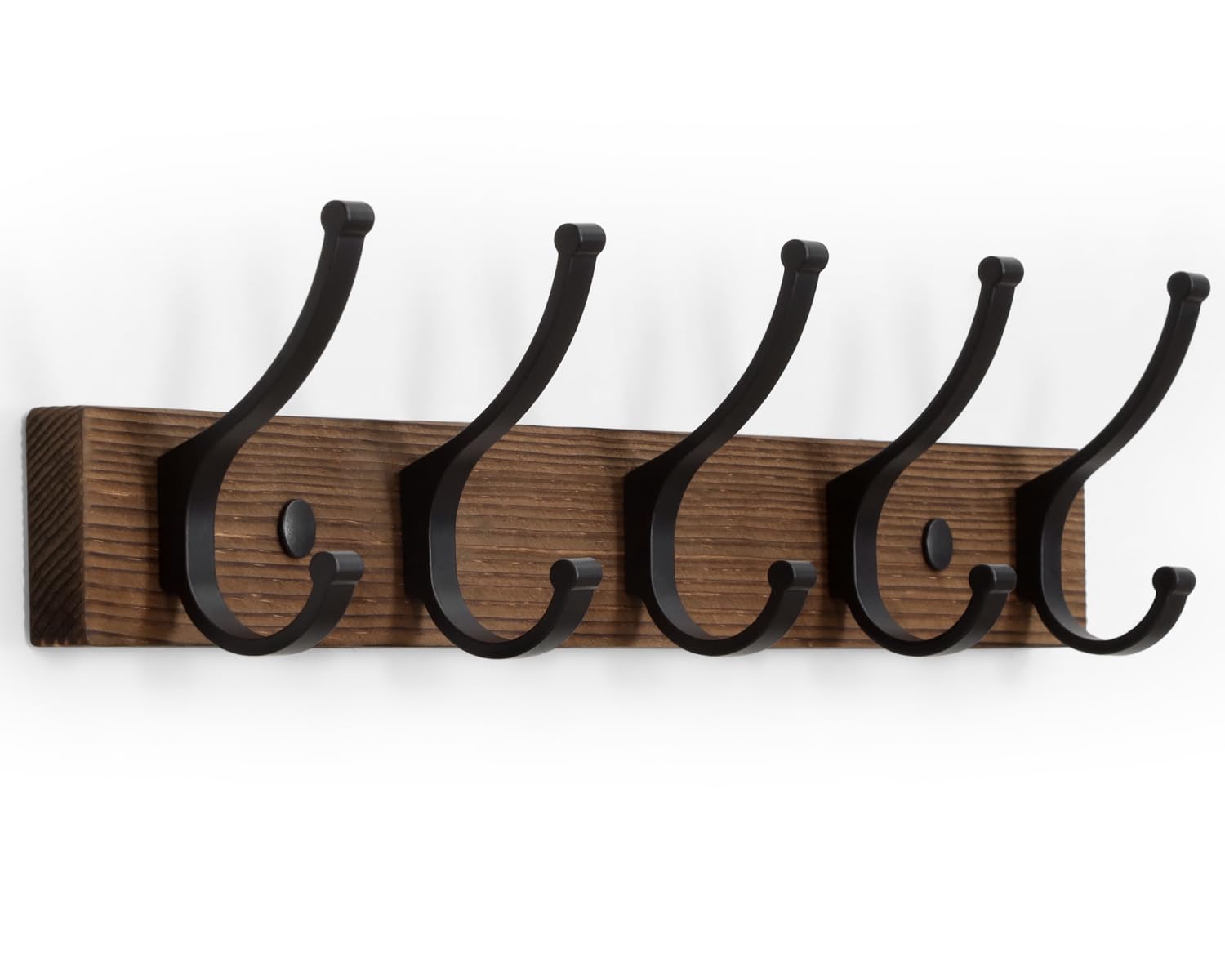 Optish Coat Rack Wall Mount, Wood Wall Hooks for Hanging, Wooden Coat Hooks Wall Mount, Entryway Hat Rack Wall Hanger Hooks for Hanging Coat Bag and Towel