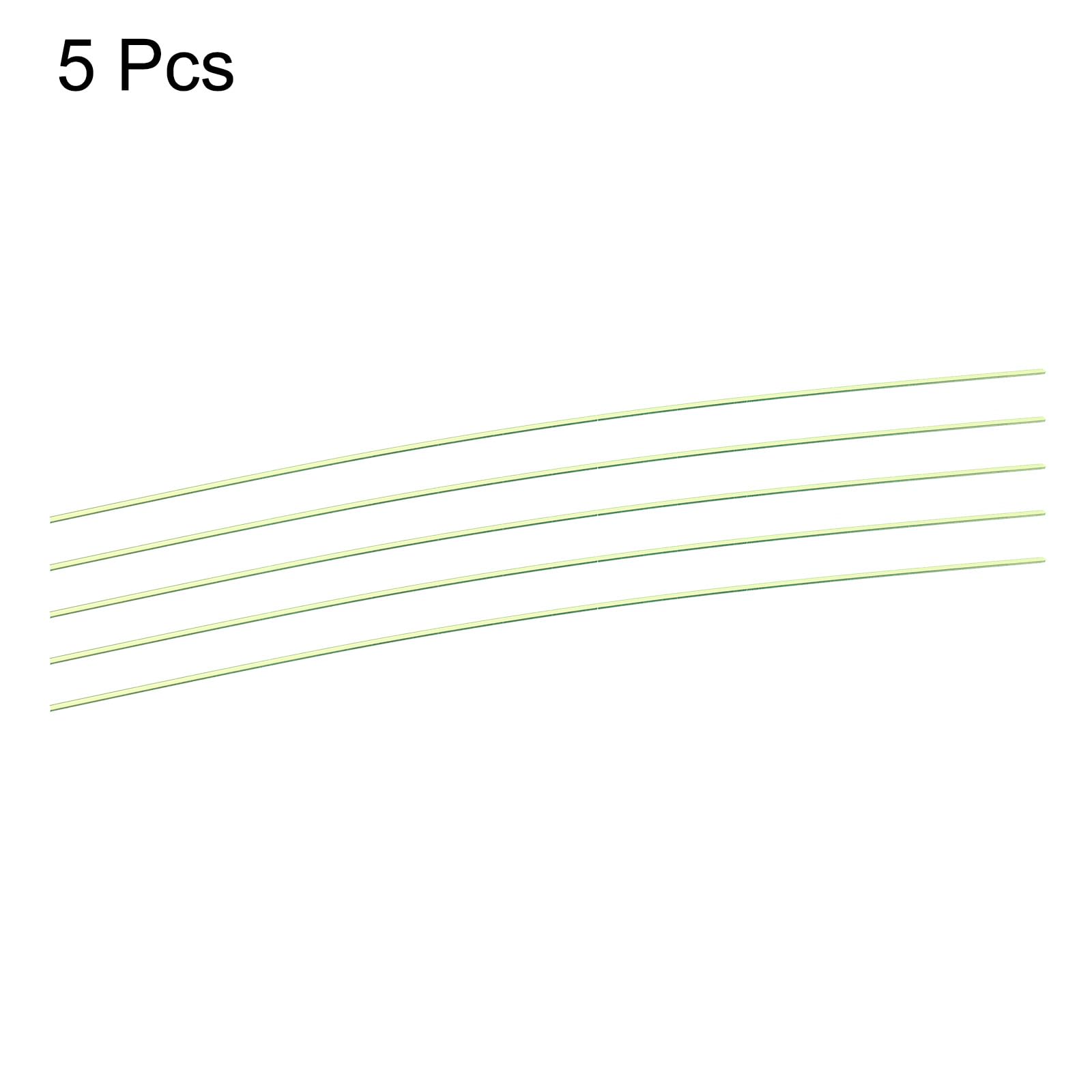 MECCANIXITY Fiber Optic Rods PMMA 0.75mmx30cm for Sight Filament Green Pack of 5