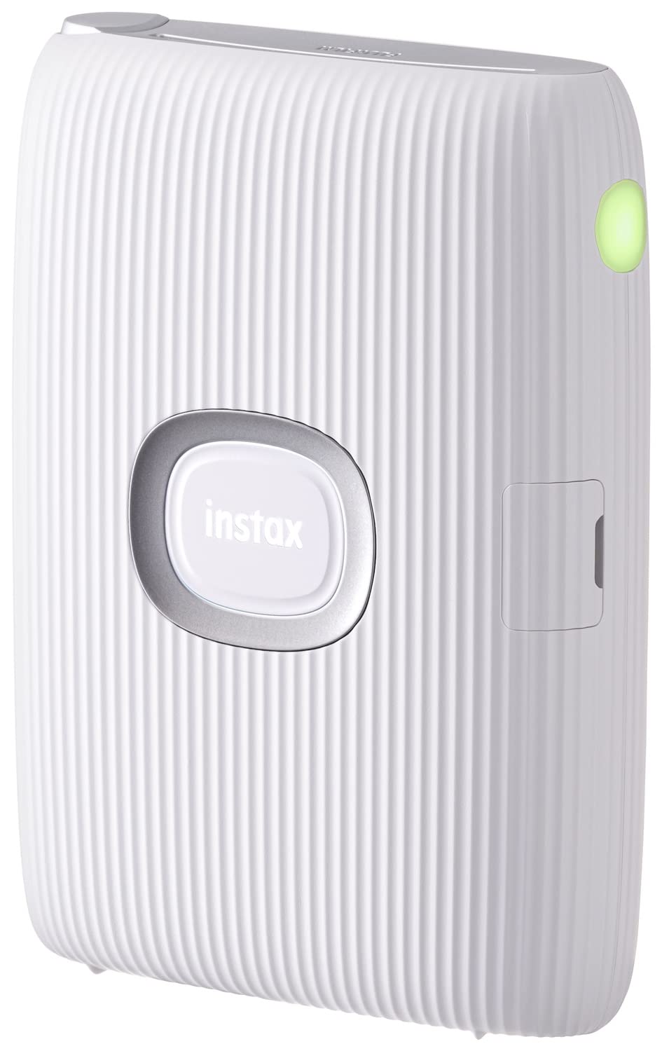 Fujifilm Instax Mini Link 2 Smartphone Printer Clay White, Fuji Instax Mini Film 40 Sheets, Protective Case, Instant Printer Bundle