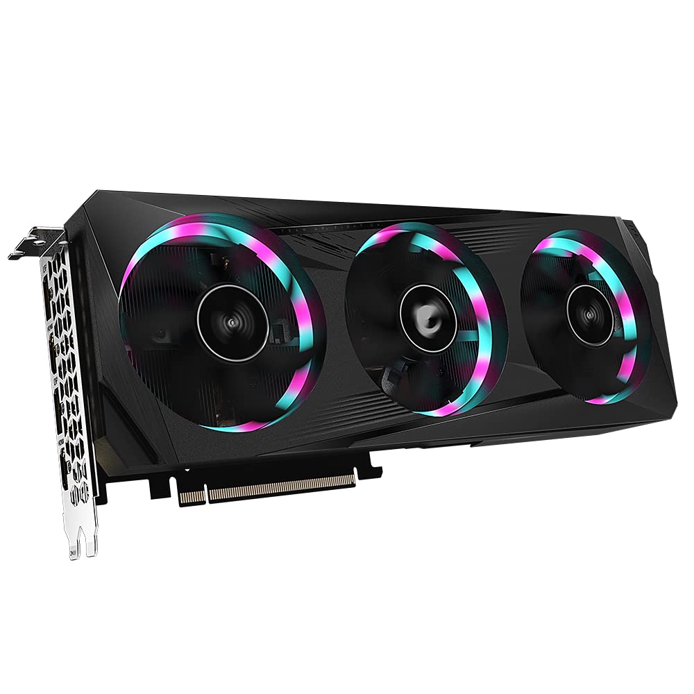 Gigabyte AORUS GeForce RTX 3060 Elite 12G Graphics Card, 3X WINDFORCE Fans, 12GB 192-bit GDDR6, GV-N3060AORUS E-12GD REV2.0 Video Card (RENEWED)