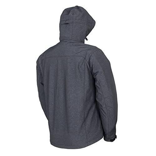 Fieldsheer Adventure - Men's Electric Heated Jacket with Battery - Heather Grey, 2X-Large