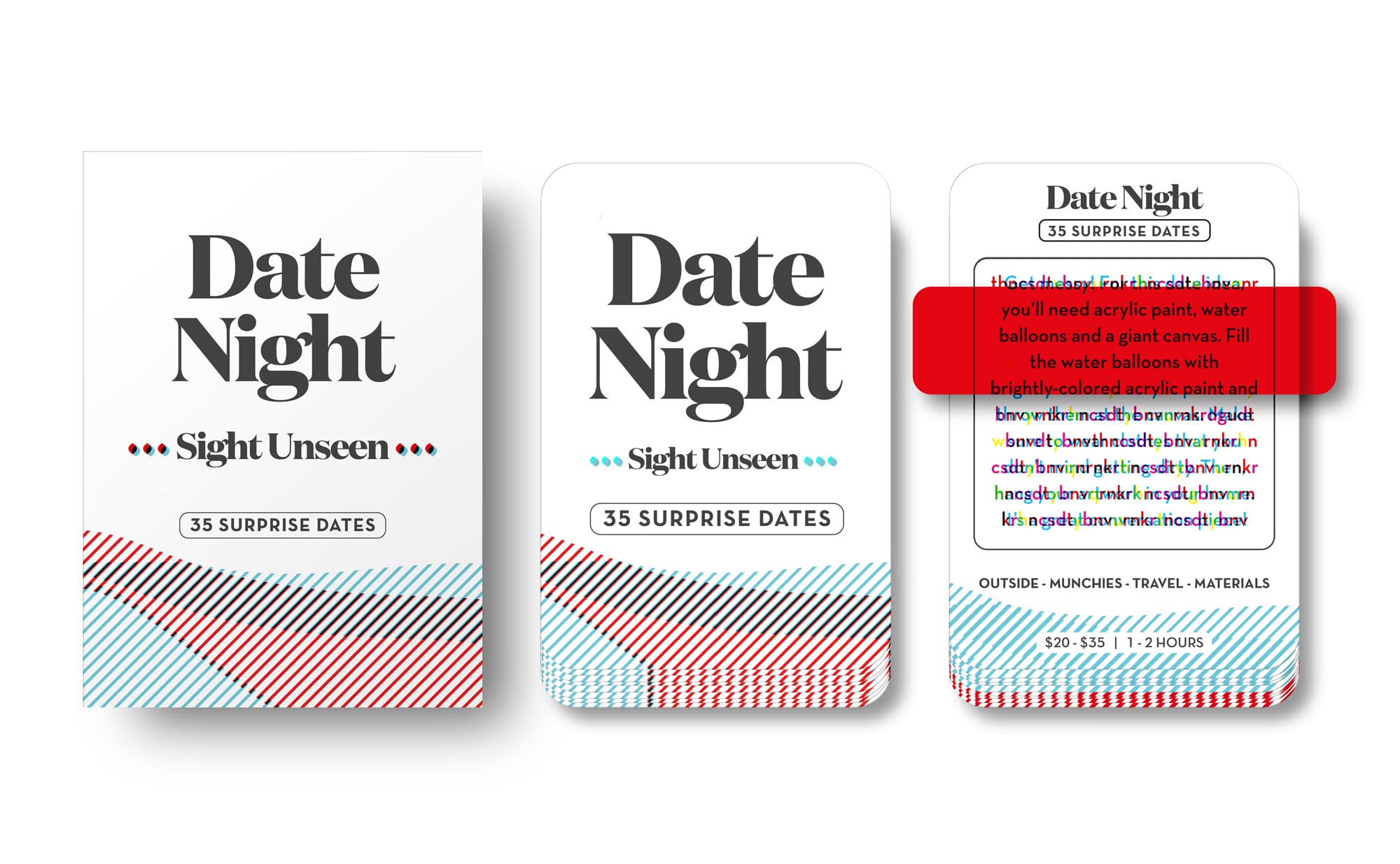 Fun & Adventurous Date Night Ideas - Romantic Couples Gift for: Girlfriend, Boyfriend, Newlywed, Wife, Husband, Him, Her or Anniversary