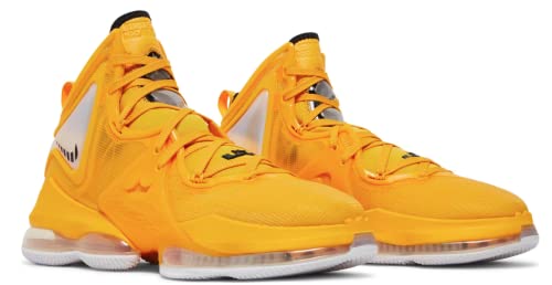 Nike Men's Lebron XIX 19 Space Jam Basketball Shoes, University Gold/Black, 7.5