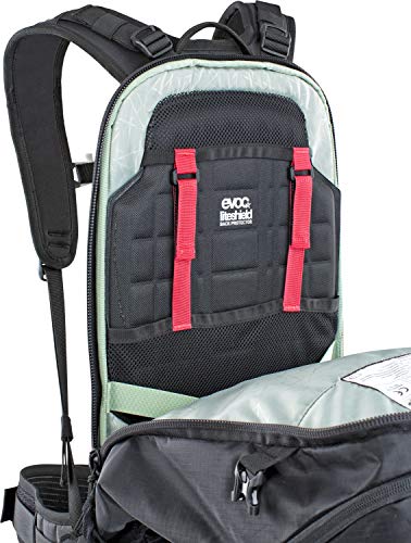 EVOC Sports Fr Trail E-ride Protector Backpacks, Unisex, 100114100-M/L, Black, M/L