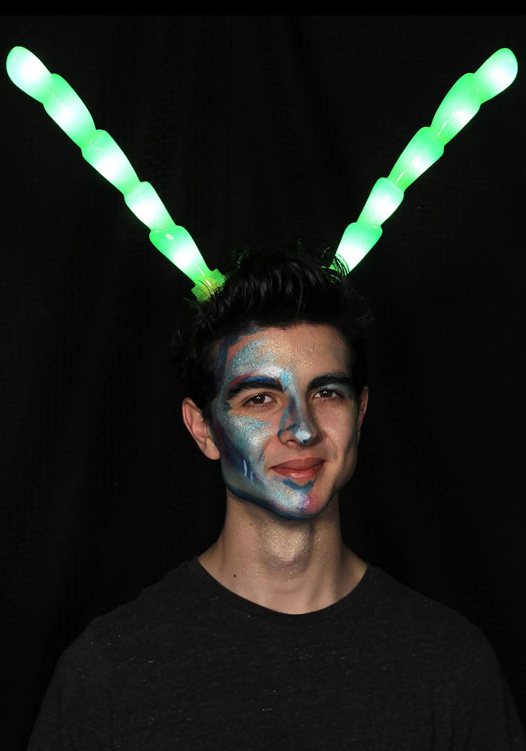 elope Green Light-Up Insect Bug Antennae Costume Headband for Adults and Teens