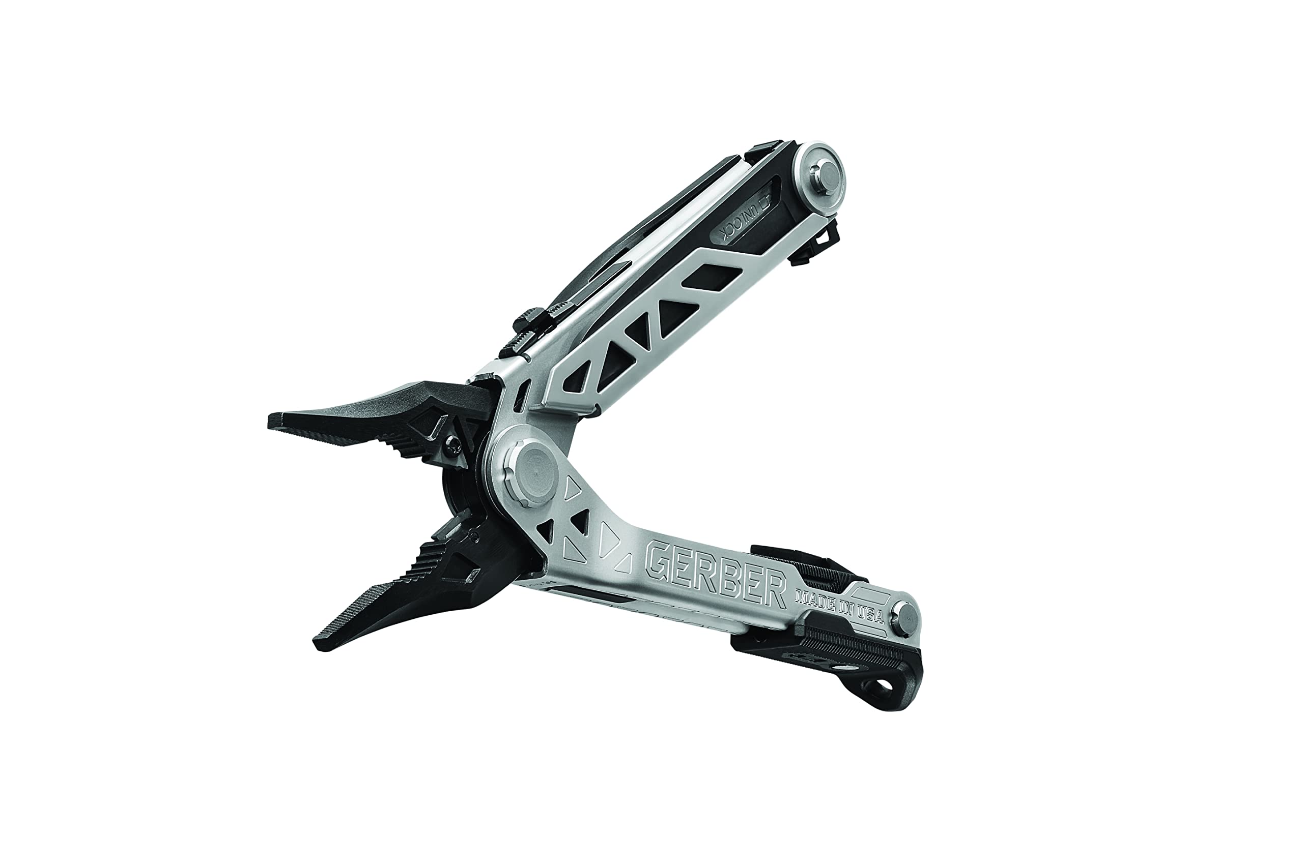 Gerber Gear Center-Drive Multitool Bit Set with Pliers, Knife & More - Silver Tool, Coyote Brown Sheath