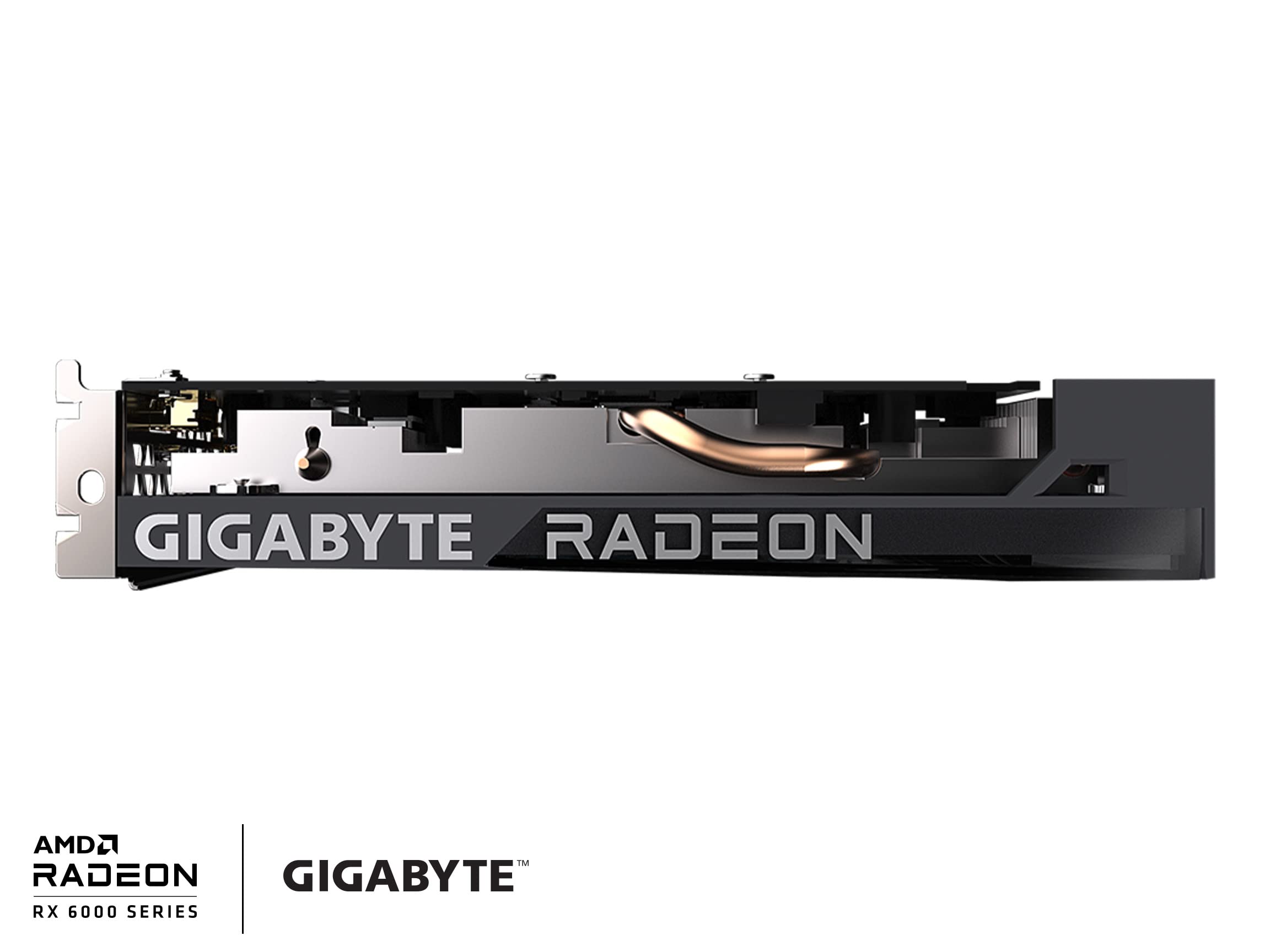 Gigabyte Radeon RX 6400 Eagle 4G Graphics Card, WINDFORCE 2X Cooling System, 4GB 64-bit GDDR6, GV-R64EAGLE-4GD Video Card