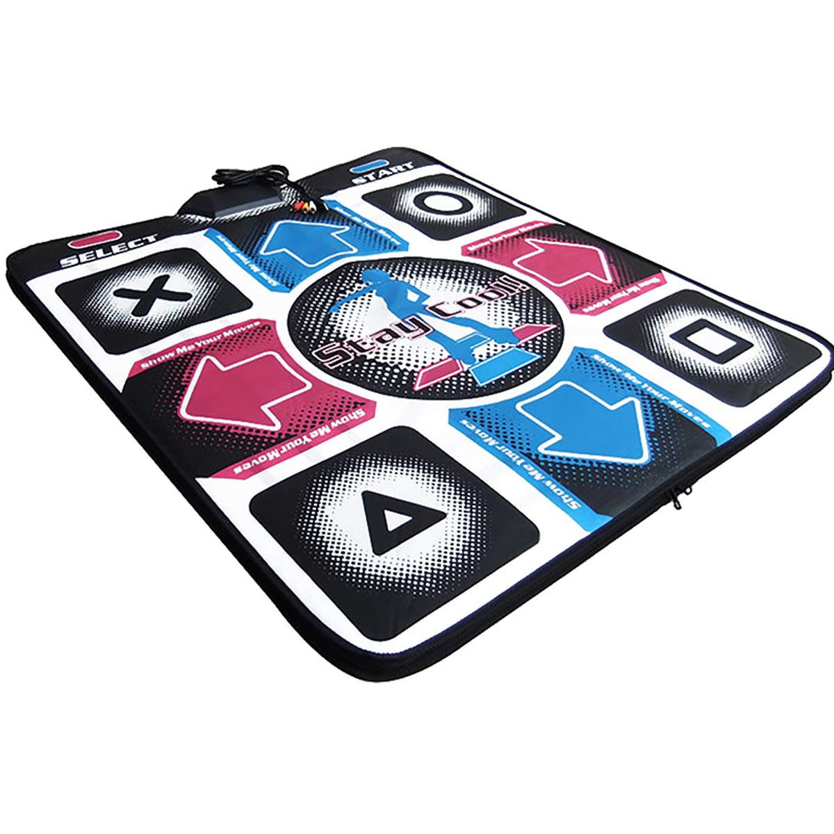 Esenlong USB Dance Mat, Non Slip Dance Gaming Mat Dancing Step Dance Mat Pad Children Adult Wear Resistant Dance Mat Compatible for PC Laptop Support Windows98/ 2000/ XP/ 2008/ vista/ win7 etc
