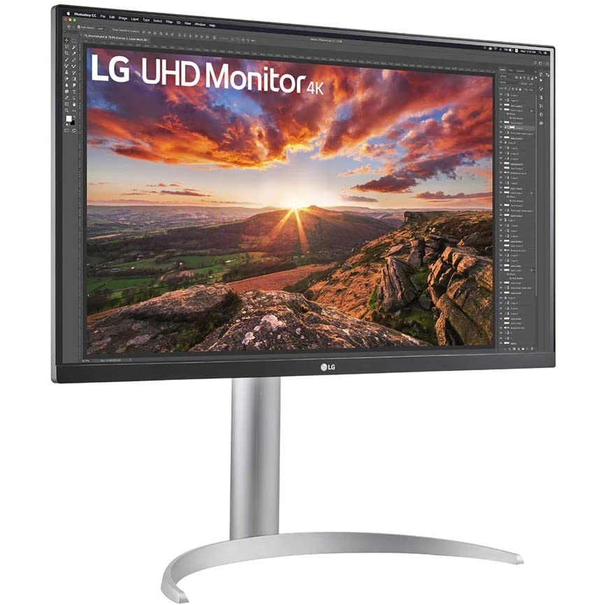 LG 27BP85UN-W 27IN LCD 3840X2160 IPS Monitor (Renewed)