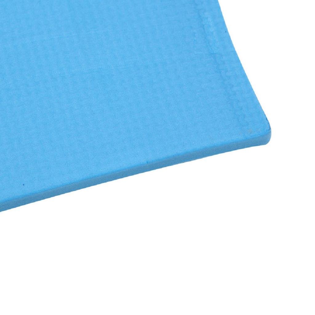 Forgun Durable 4mm Thickness Yoga Mat Non-Slip Exercise Pad Health Lose Weight Fitness (Blue)