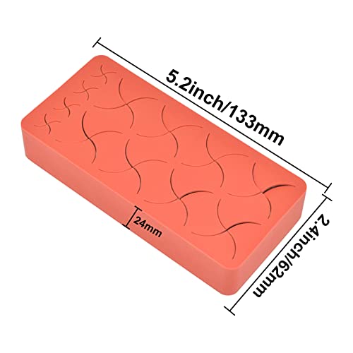 Multi-Function Silicone Storage Box, Silicone Multi-Grid Storage Display Rack, Metal Tool Glass Accessories Storage Box (S)