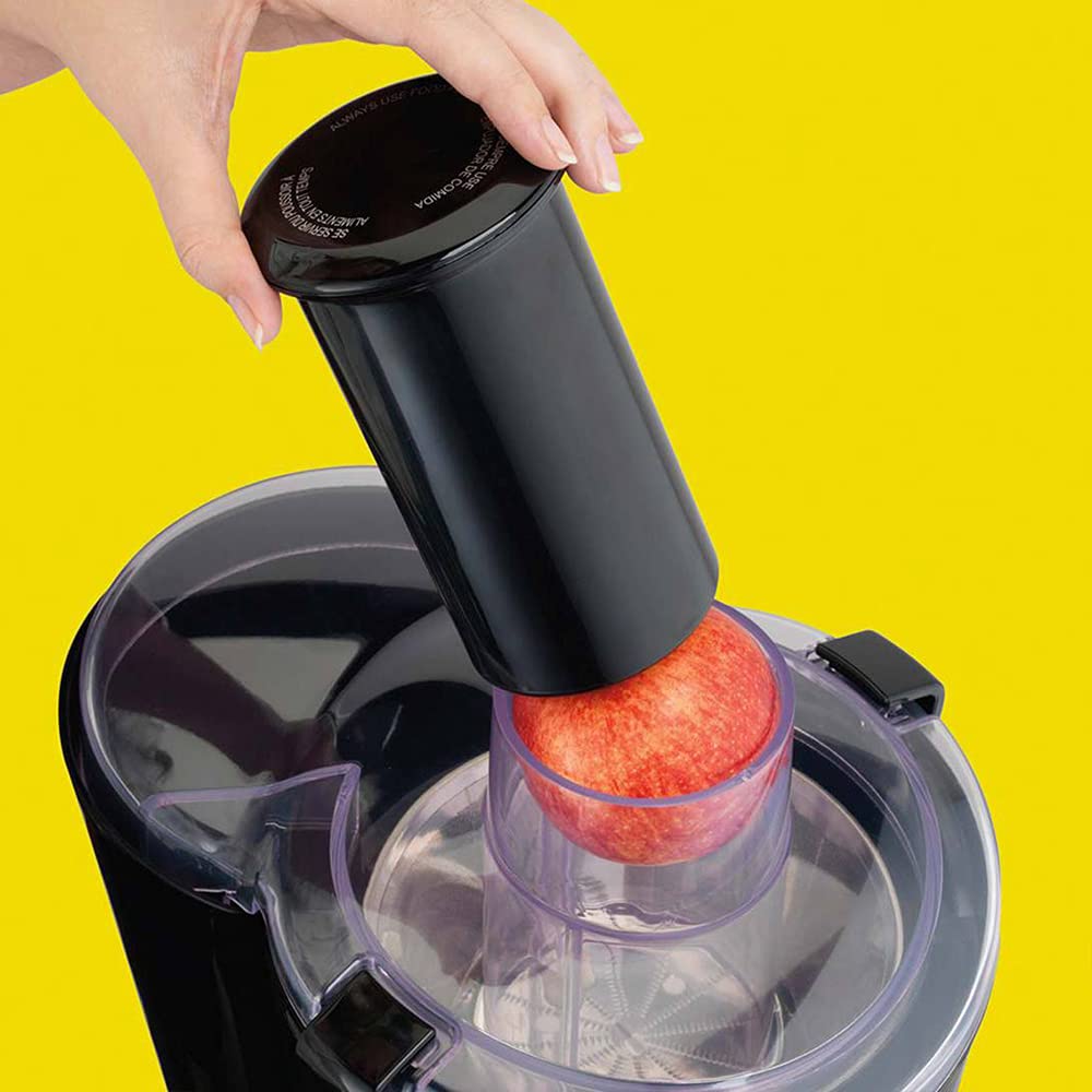 Hamilton Beach 67750 Big Mouth Plus 2-Speed Juicer Extractor Machine with 3" Feed Chute Bundle with 1 YR CPS Enhanced Protection Pack