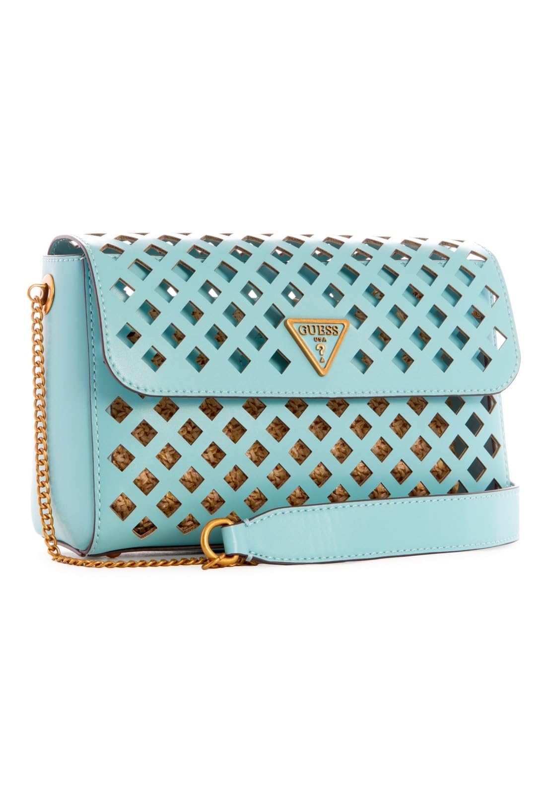 GUESS Aqua Crossbody Flap, White
