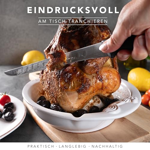 Römertopf 2 125 50 Chiko Brown Chicken Roaster White