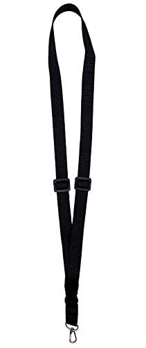 Wanty Remote Controller Lanyard Padded Neck Black Nylon Strap for DJI Drone Phantom 3 4 Pro Inspire 1, Adjustable and Detachable