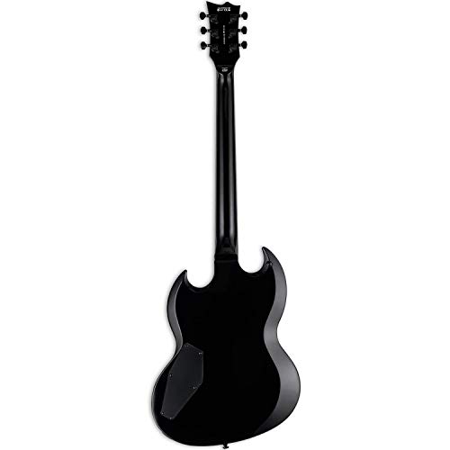 ESP LTD Viper-201B Baritone Electric Guitar, Black