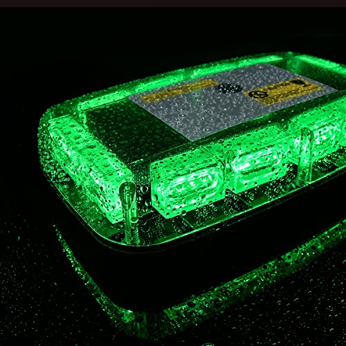 Nilight 12 Inch Roof Top Strobe Lights 48LED Hazard Light Emergency Safety Warning LED Flashing Light Bar Magnetic Mount 12V 24V Cars Trucks Tractors Snow Plows Construction Vehicles,2 Years Warranty