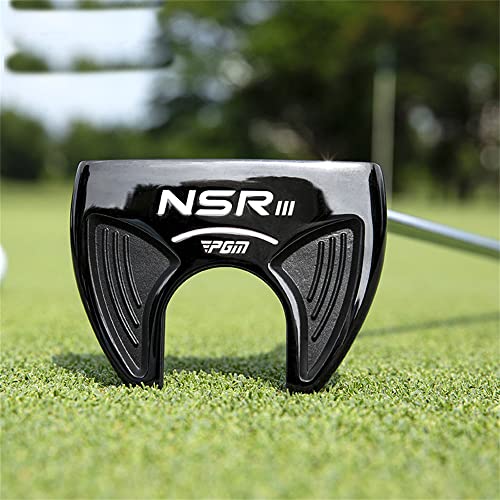 Golf Putter Right Handed for Men and Women with TPU Strike Face and Golf Headcover (Black)