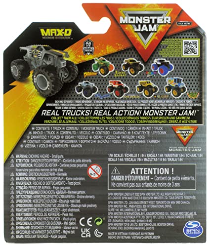 Monster Jam 2023 Spin Master 1:64 Diecast Truck Series 30 Legacy Trucks Max-D
