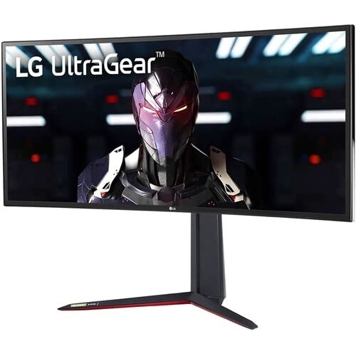 LG 34GN85B-B 3440 x 1440 34" Curved IPS G-Sync Monitor, Black