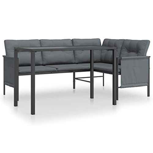 WFAUIBR Dining Set 2 Piece Patio ,Classic Sofa Set,Segmented Sofa Set,for Deck, Pool Side, Bedroom, Living Room, Coffee Shop,Porch Garden,66.1" x 45.7" x 25.6"