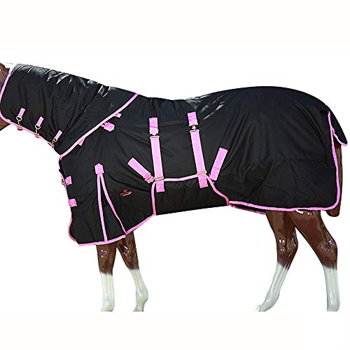 HILASON 1200D Turnout Winter Horse Neck Cover Belly Wrap Blanket - 78 Inches | Horse Blanket | Horse Blankets for Winter Waterproof | Horse Turnout Blanket | Horse Turnout