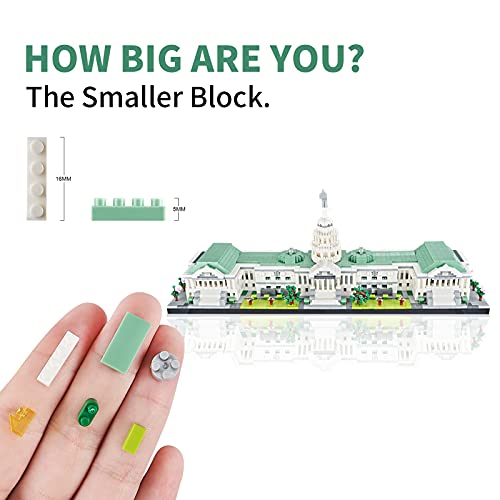 Kadablk Mini Taj Mahal Contruction Set,Mini Block Building Model,600+PCS for Adults & Kids,Famous Landmark Collection Kit…