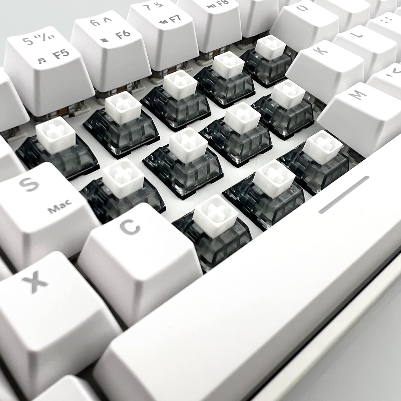 Kailh Box White V2 Switch for Mechanical Gaming Keyboard, 5 Pin Clicky Switch (Box V2 White,108PCS)