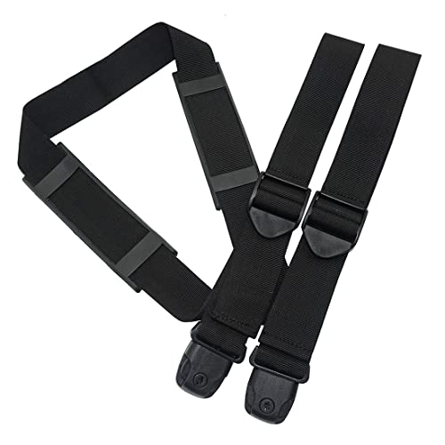 Taruimoo Outdoors Universal Trash Can Lid Strap Bin Strap Garbage Lock,with mounting Screw and Buckle Key, Adjustable dustbin Safety Lock Belt Garbage Can Security System