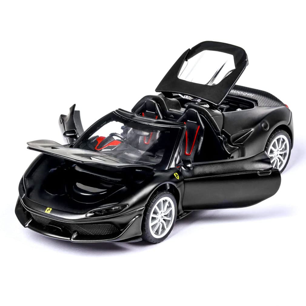 J50 Metal Die Casting Toy Car 1/32 Scale Car Toy Model for 3 4 5 6 7 Year Old Boy Toy (Black)